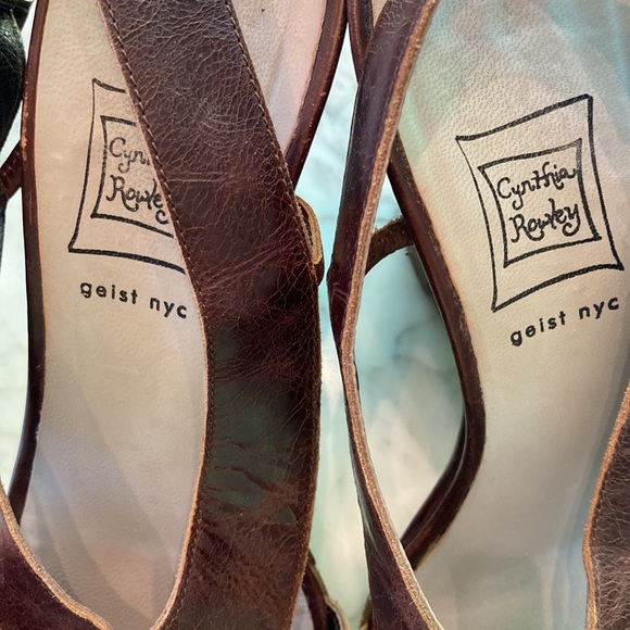 Cynthia Rowley | Shoes | Cynthia Rowley Leather Wedge Sandal | Poshmark